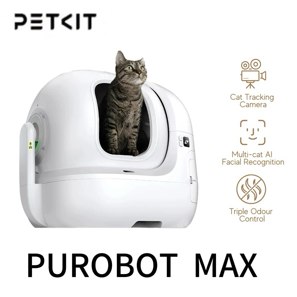 PETKIT 小佩 PUROBOT MAX PRO Self-Cleaning Cat Litter Box with Camera ...