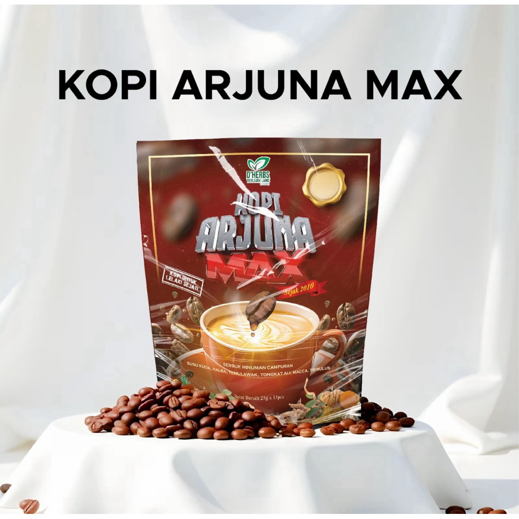 DHERBS NEW KOPI ARJUNA MAXX FOR MEN NEW LOOK ORIGINAL HQ | Shopee Malaysia