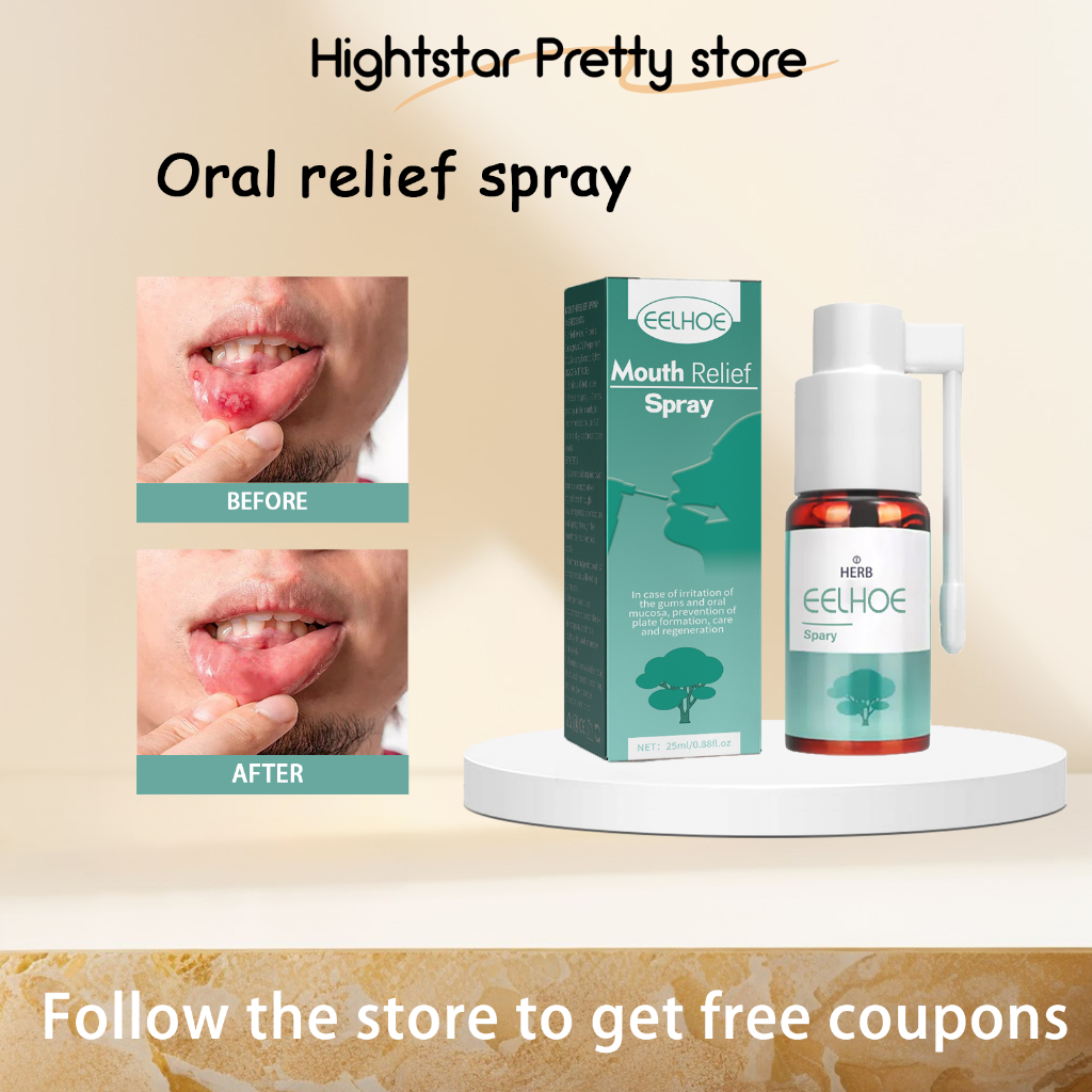 EELHEO Oral ulcer spray, oral relief spray, oral care spray to relieve ...