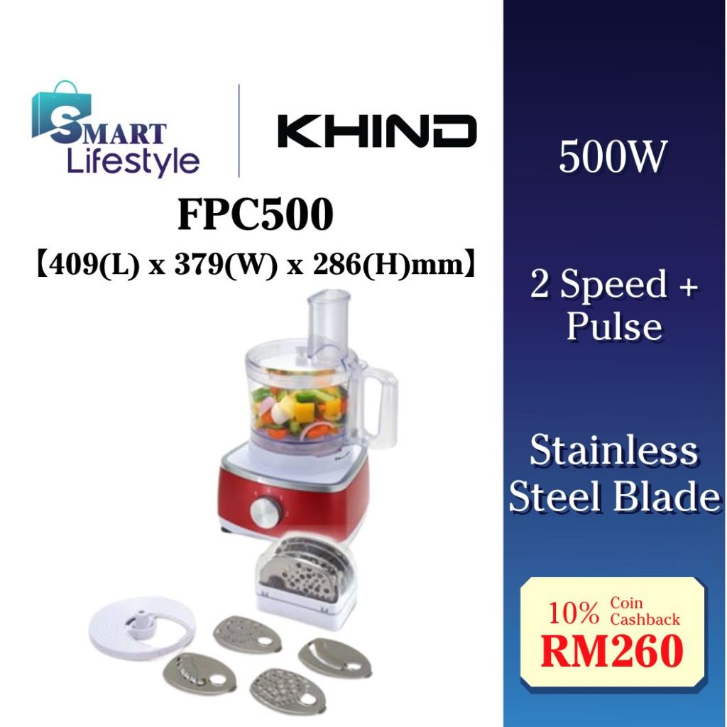 Khind 500W Food Processor FPC500 / Pensonic PB-5001 | Shopee Malaysia