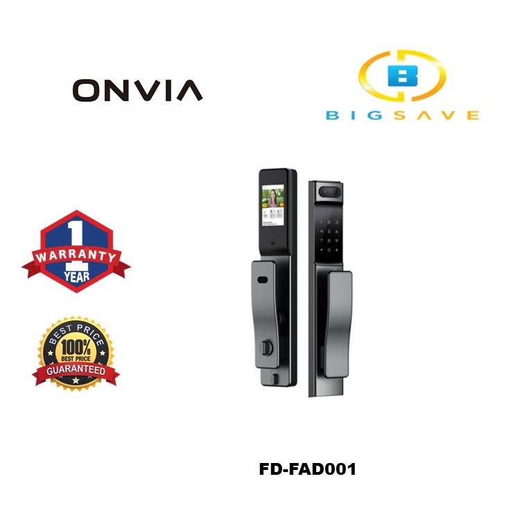 ONVIA FD-FAD001 FACE FINGERPRINT LOCK (FULL AUTO) | Shopee Malaysia