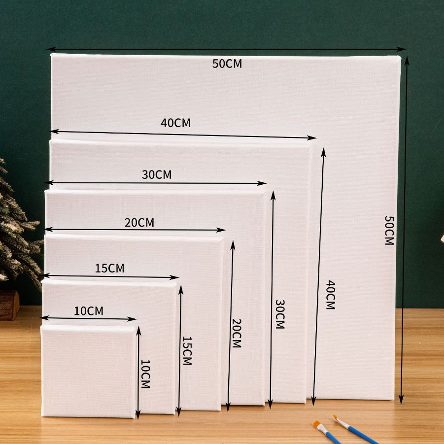 🇲🇾🔥Frameless Cotton Canvas Panel for Acrylic/Oil Painting – Lightweight ...