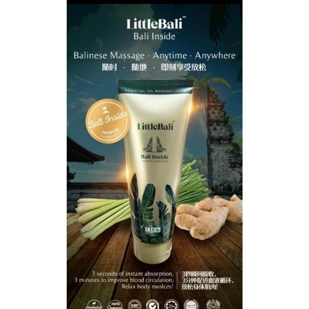 LITTLE BALI ESSENTIAL OIL MESSAGE CREAM 100ML - EXP DATE : 2027 ...