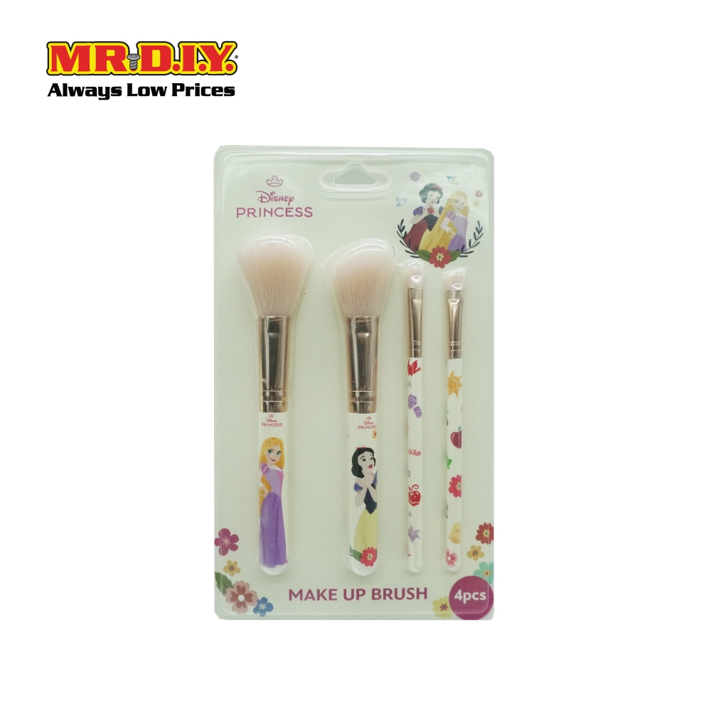(MR.DIY) Disney Princess Makeup Brush Set (4 pcs) | Shopee Malaysia