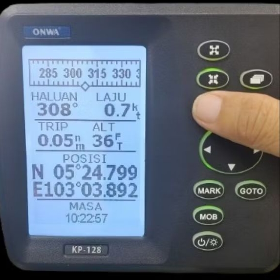 Onwa KP-128 Marine GPS Navigator replace Garmin 128 | Shopee Malaysia