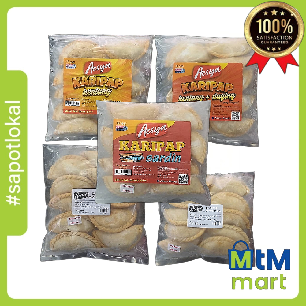 AESYA Karipap Kentang/Daging/Ayam/Sardin/Carbonara 10's [Same Day ...