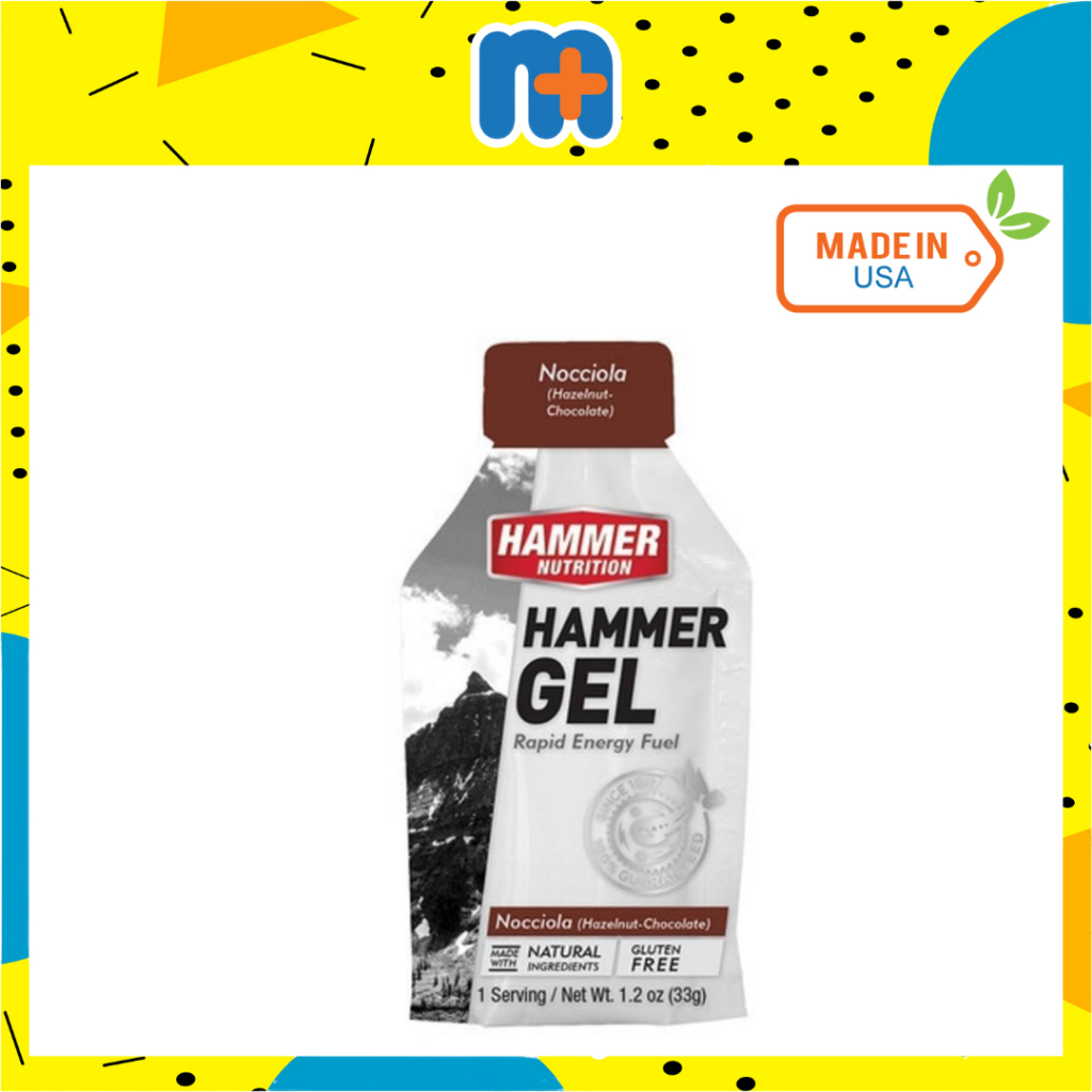 [MPLUS] HAMMER Gel Nocciola (Hazelnut Chocolate) 24X1Srv | Shopee Malaysia