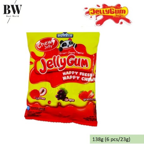 DONALD JELLY GUM CHEWY JELLY 138g (23g x 6pcs) | Shopee Malaysia