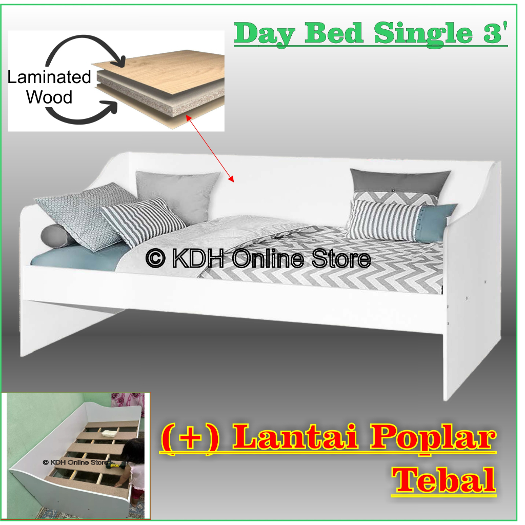 🔥Day Bed 🔥 Katil Sofa Single Bed Frame/ Katil Single/ Single Bed/ Katil ...