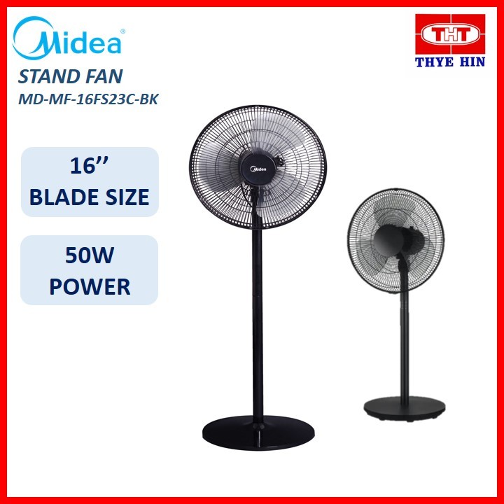 **12.12** MIDEA STAND FAN 16'' 3 IN 1 3 SPEED MF16FS23C STAND FAN ...