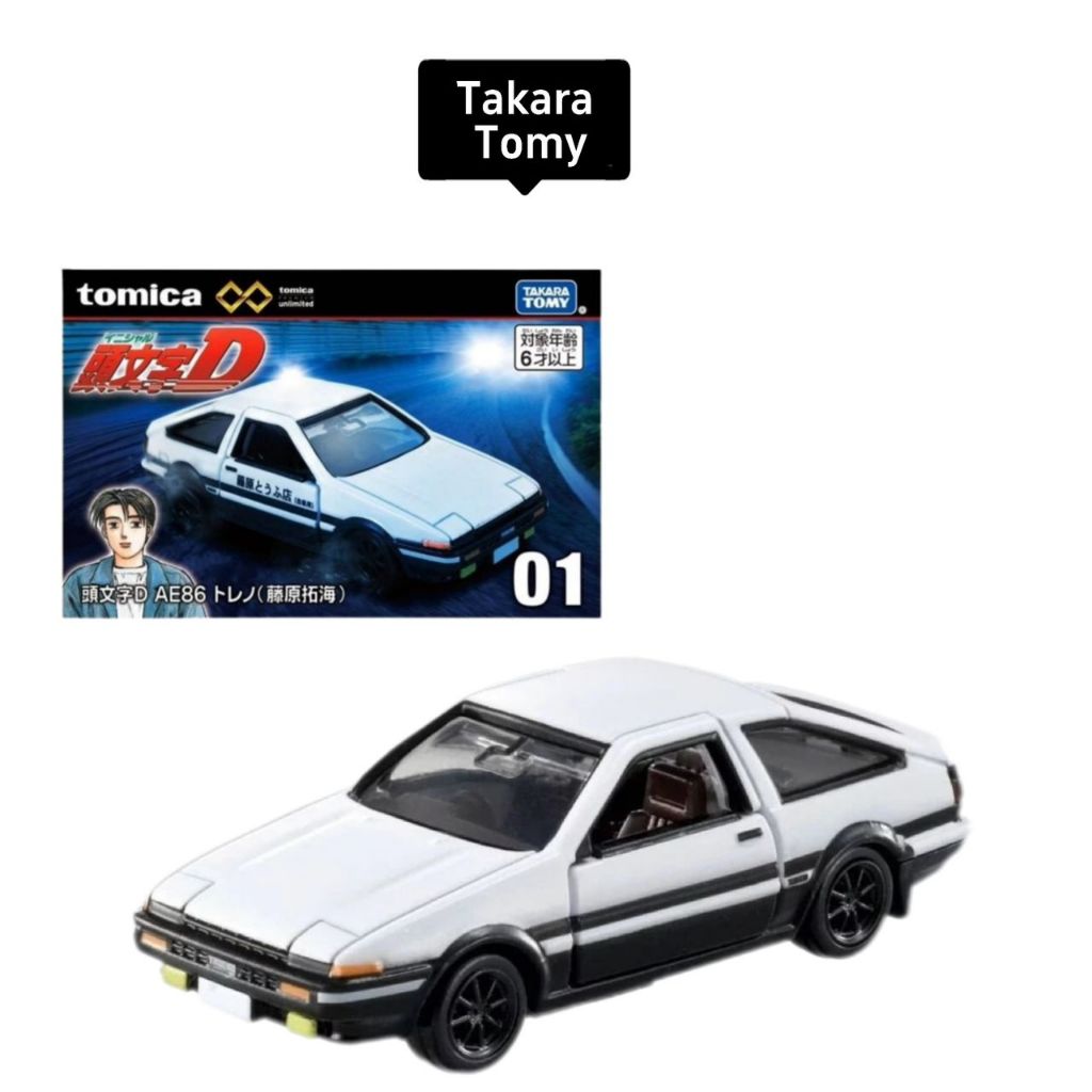 [ Original ] Takara Tomy Diecast Initial D AE86 Trueno 01 Tomica Unlimited # 297666 (Takumi ...