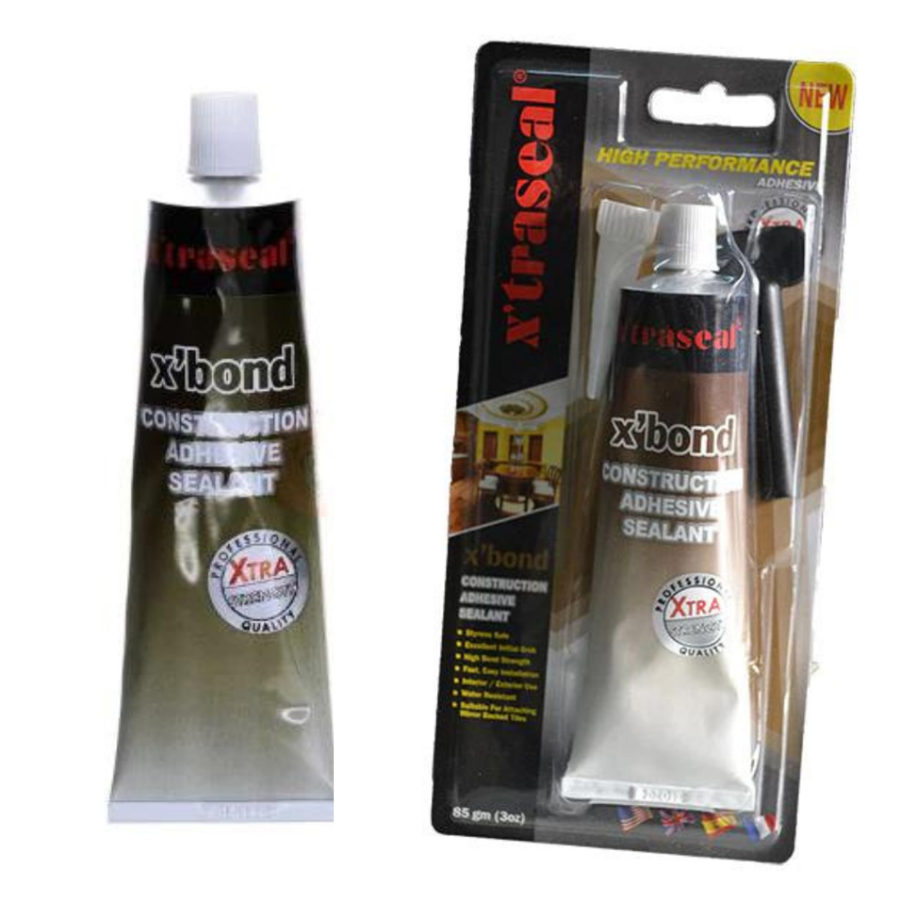 85gm X'TRASEAL X-Bond Construction Adhesive Sealant Gam PVC Tile ...
