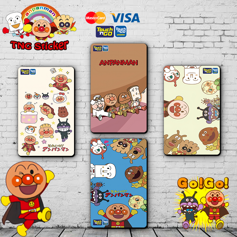 Anpanman Tng Sticker - Touch N Go Sticker/Bank Card Sticker Cover ...
