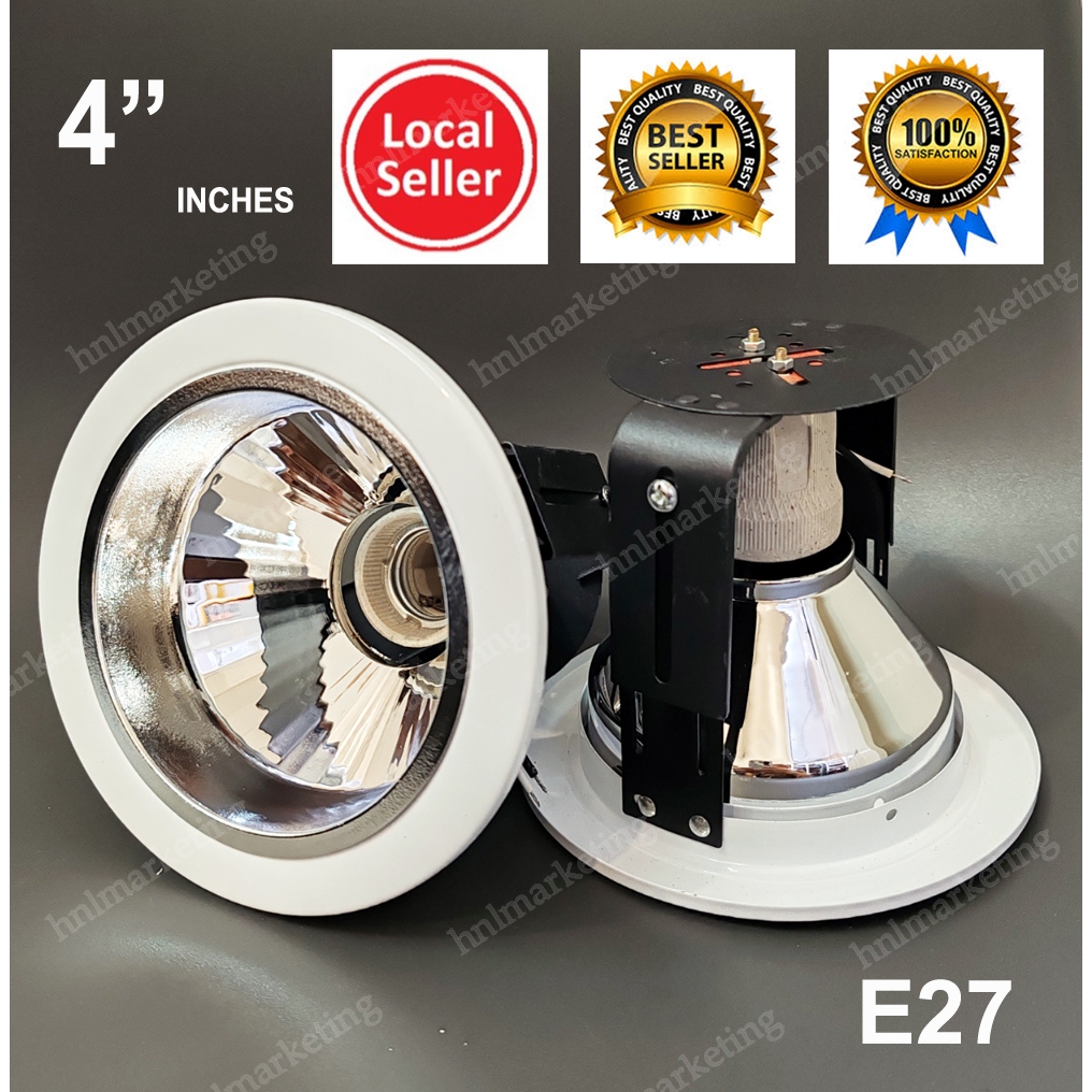 4" INCHES LED DOWNLIGHT CASING FITTING ADJUSTABLE | Shopee Malaysia