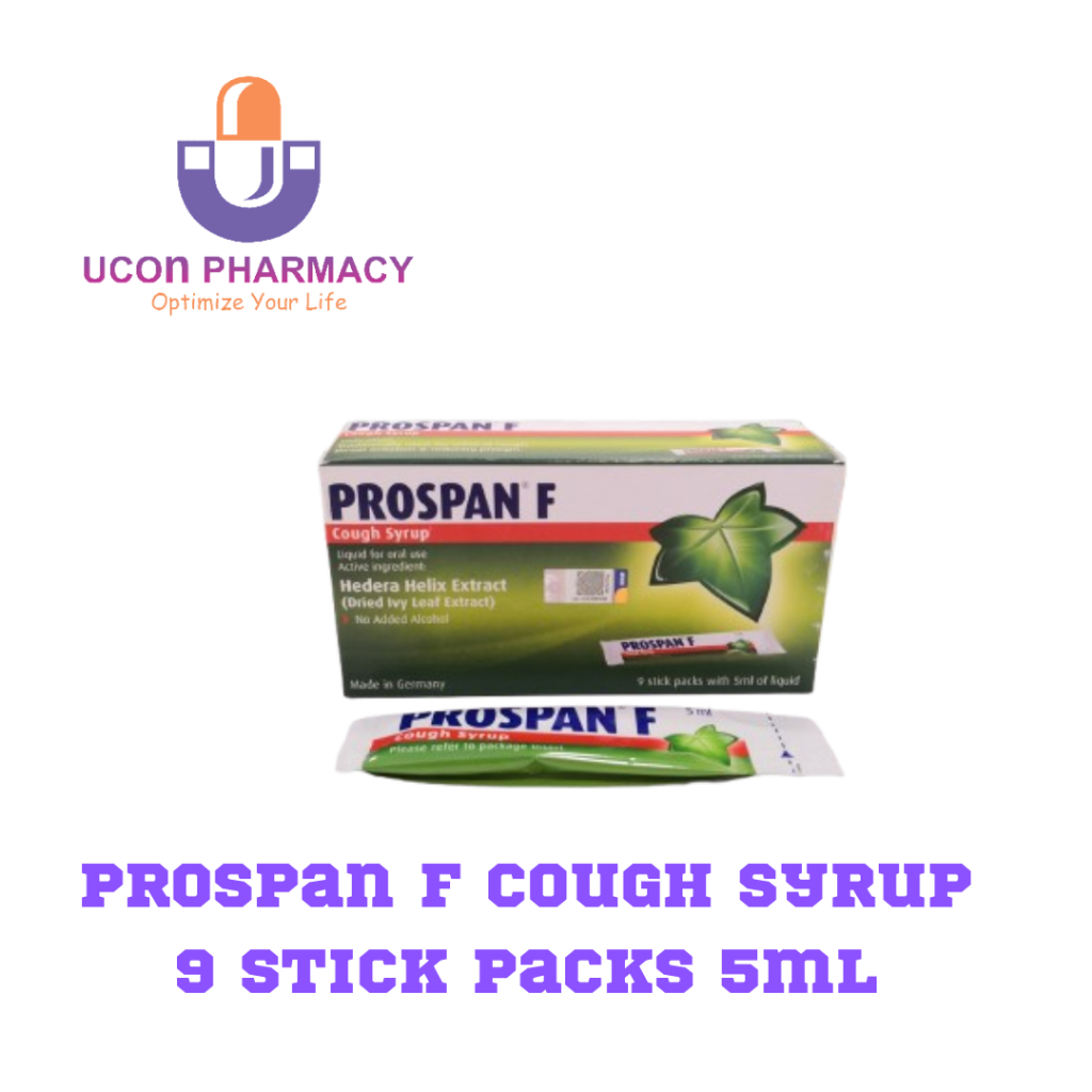 Prospan F Cough Syrup 5ml (9 stick packs) [EXP 03/2025] | Shopee Malaysia