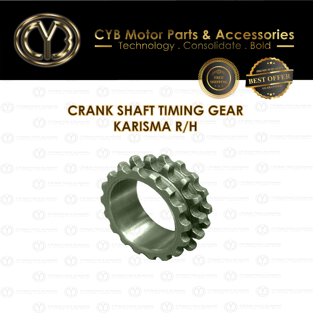 Crank Shaft Timing Gear MODENAS KARISMA R/H Gear Pemasa Aci Engkol ...