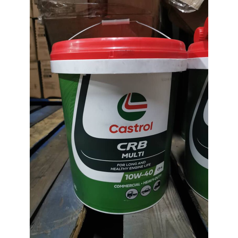 Castrol CRB Turbomax 10W-40 CK-4/E9 Commercial Heavy Duty Diesel Engine Oil 20L | Shopee Malaysia