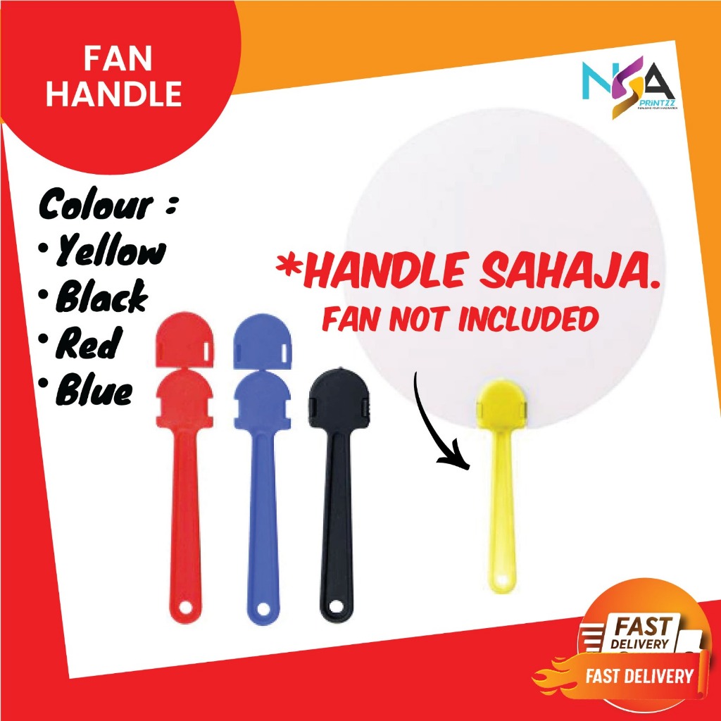 Hand Fan Handle sahaja (Kipas Tidak Termasuk) | Shopee Malaysia