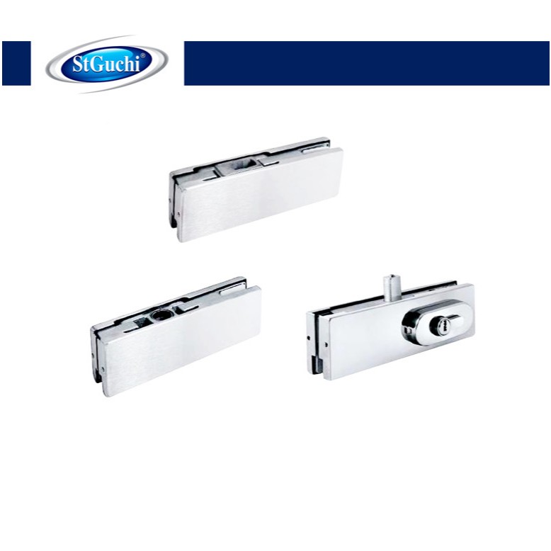 St Guchi Glass Door Fittings Door Lock Accessories | Shopee Malaysia