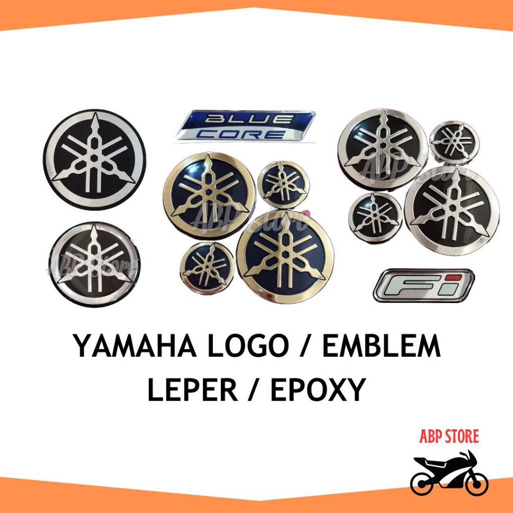 Yamaha Lambang Emblem Stiker Sticker Leper Epoxy Logo Dada Logo Kepuk ...