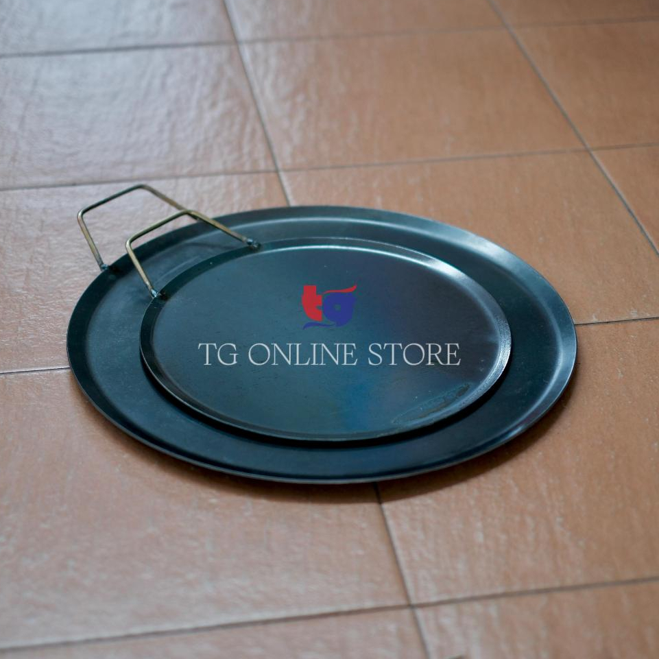 12" & 16" Hot Plate / Hot Pan Capati Pan Iron Kuali Capati / Roti Jala ...