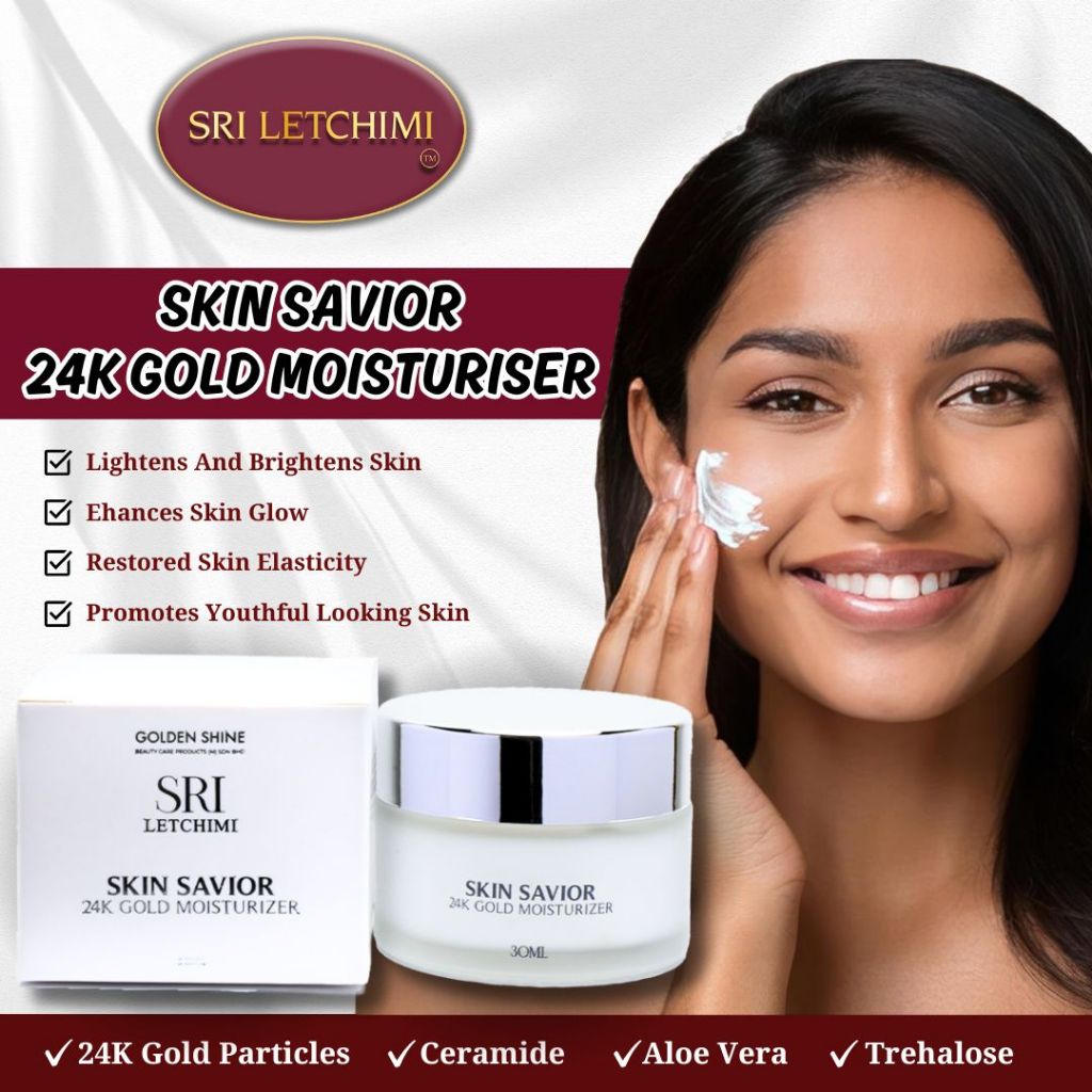 Skin Savior 24k Gold Moisturizer | Sri Letchimi | Golden Shine HQ ...