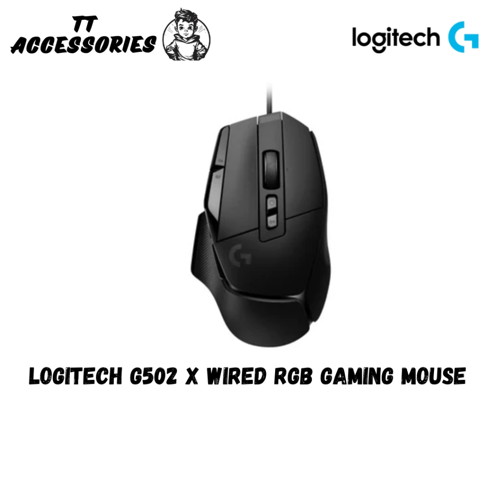 LOGITECH G502 X WIRED RGB GAMING MOUSE - BLACK | Shopee Malaysia