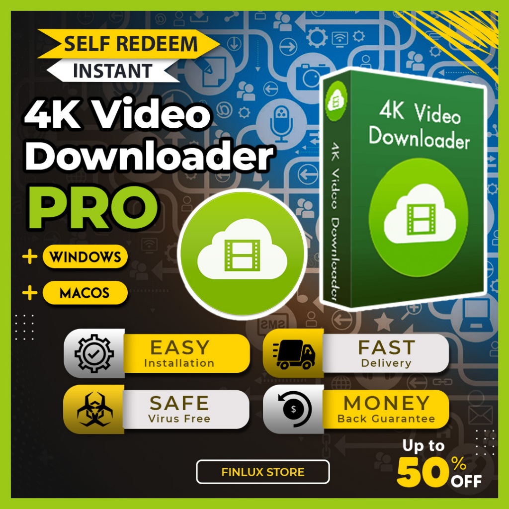 [SELF REDEEM] 4K Video Downloader Plus Pro Latest 2025 Lifetime For Win ...