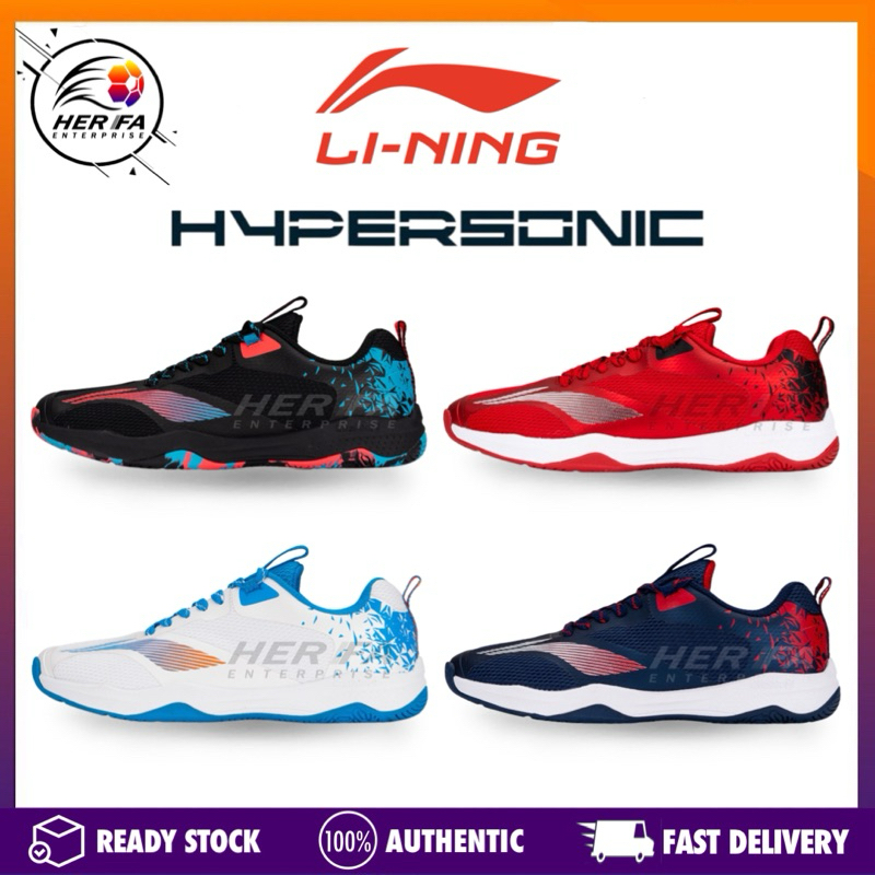 LI-NING Hypersonic Professional Badminton Shoes Kasut Badminton LINING ...