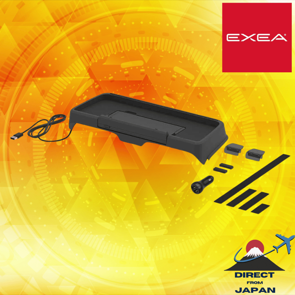 EXEA Car-Specific Products for Suzuki Jimny JB64/JB74: Black Dashboard Charging Tray, Dashboard ...