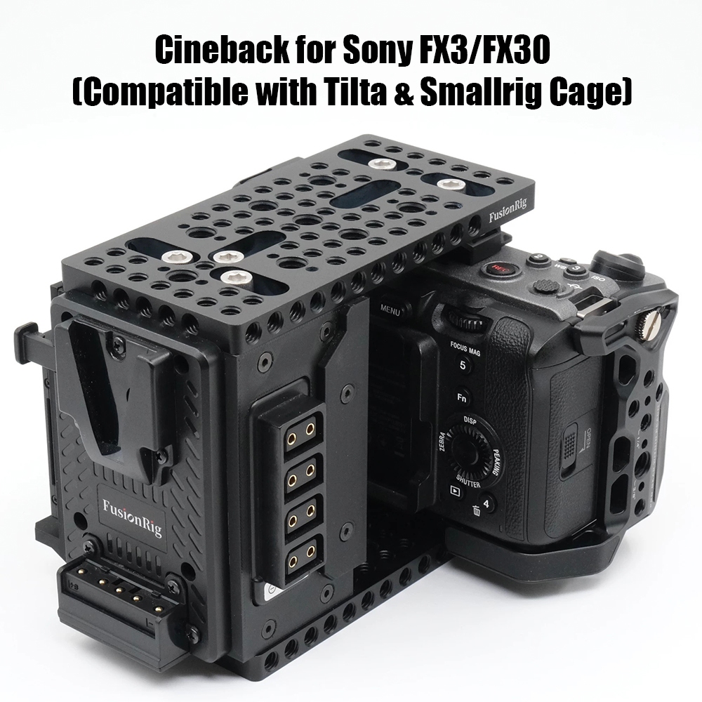Fusionrig Cineback Extender for Sony FX3/FX30 Cinema Line Camera Basic ...