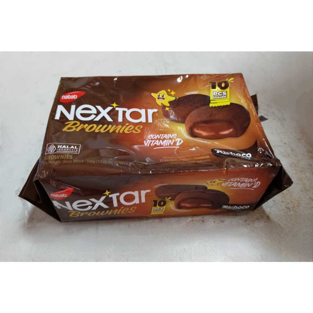 Nabati Nextar Brownies (Richoco) 34g x 10pcs | Shopee Malaysia