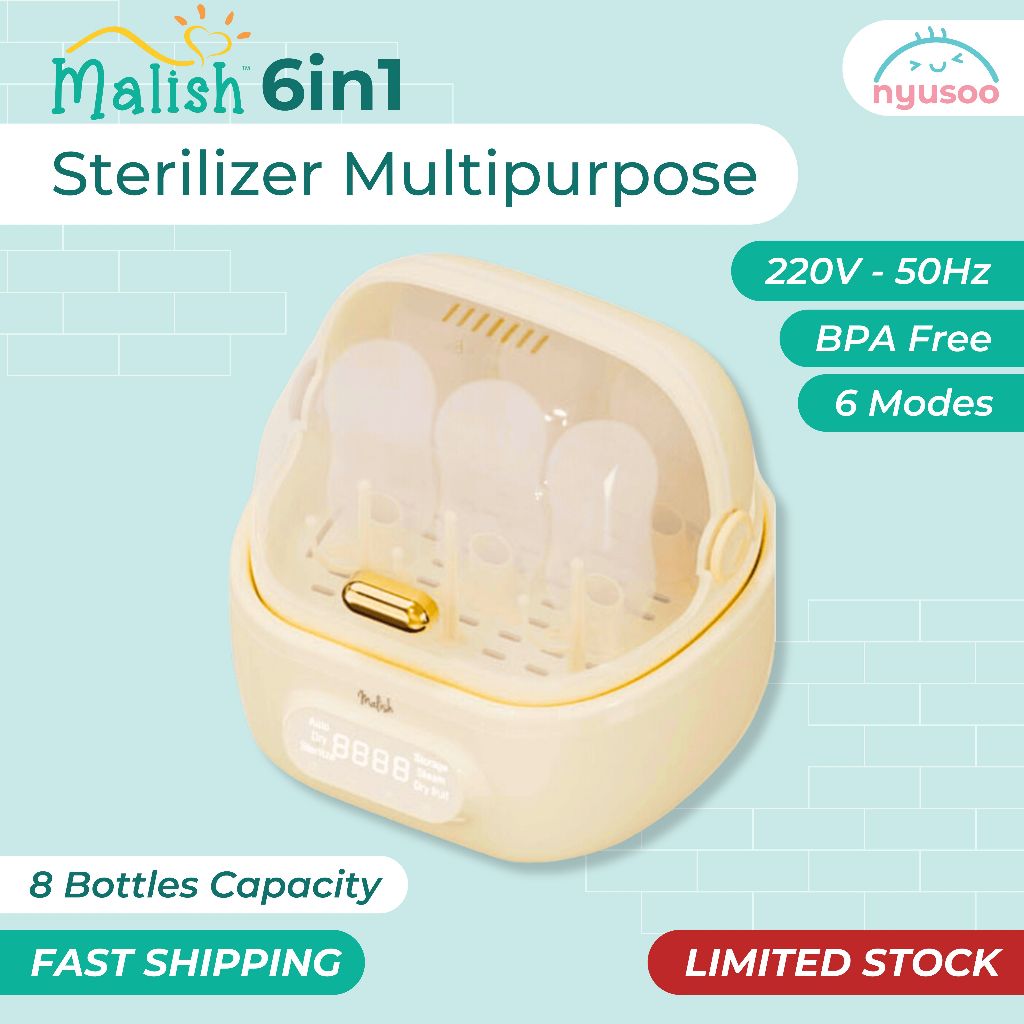 MALISH 6 IN 1 STERILIZER DRYER MULTIPURPOSE | Shopee Malaysia