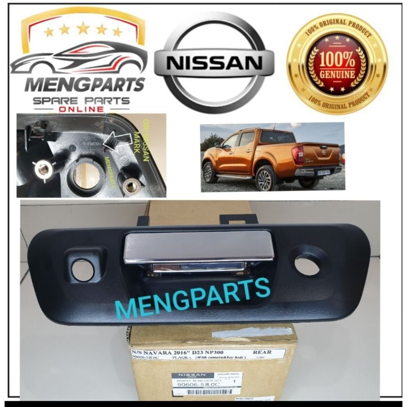 ORIGINAL NISSAN NAVARA D23 NP300 REAR TAILGATE HANDLE REAR BONNET ...