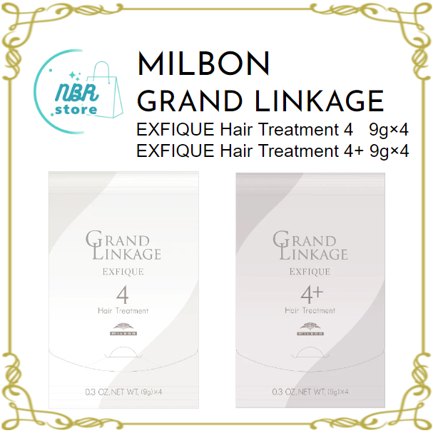 milbon GRAND LINKAGE EXFIQUE Hair Treatment 4/4+ 9g×4 | Shopee Malaysia
