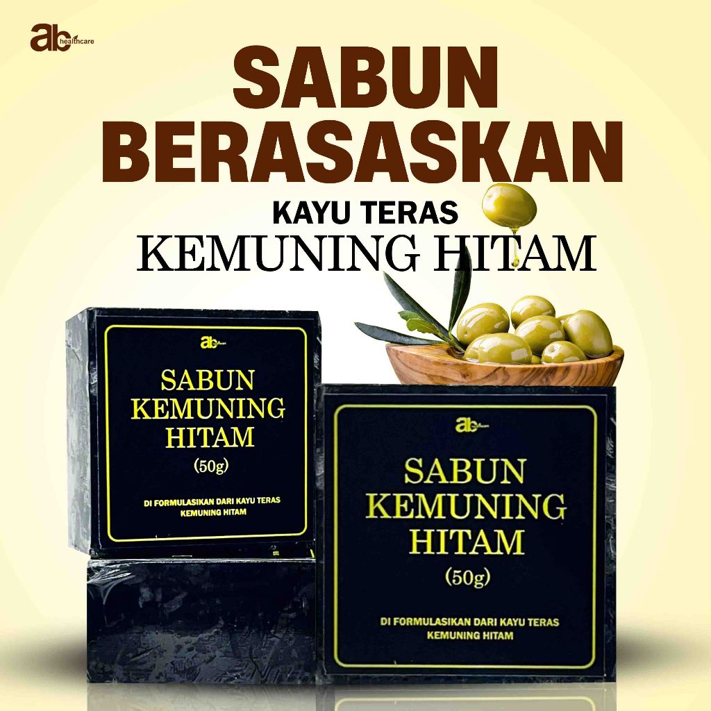 SABUN KEMUNING HITAM 50G SIZE BESAR WANGIAN KAYU TERAS SABUN KEMUNING ...