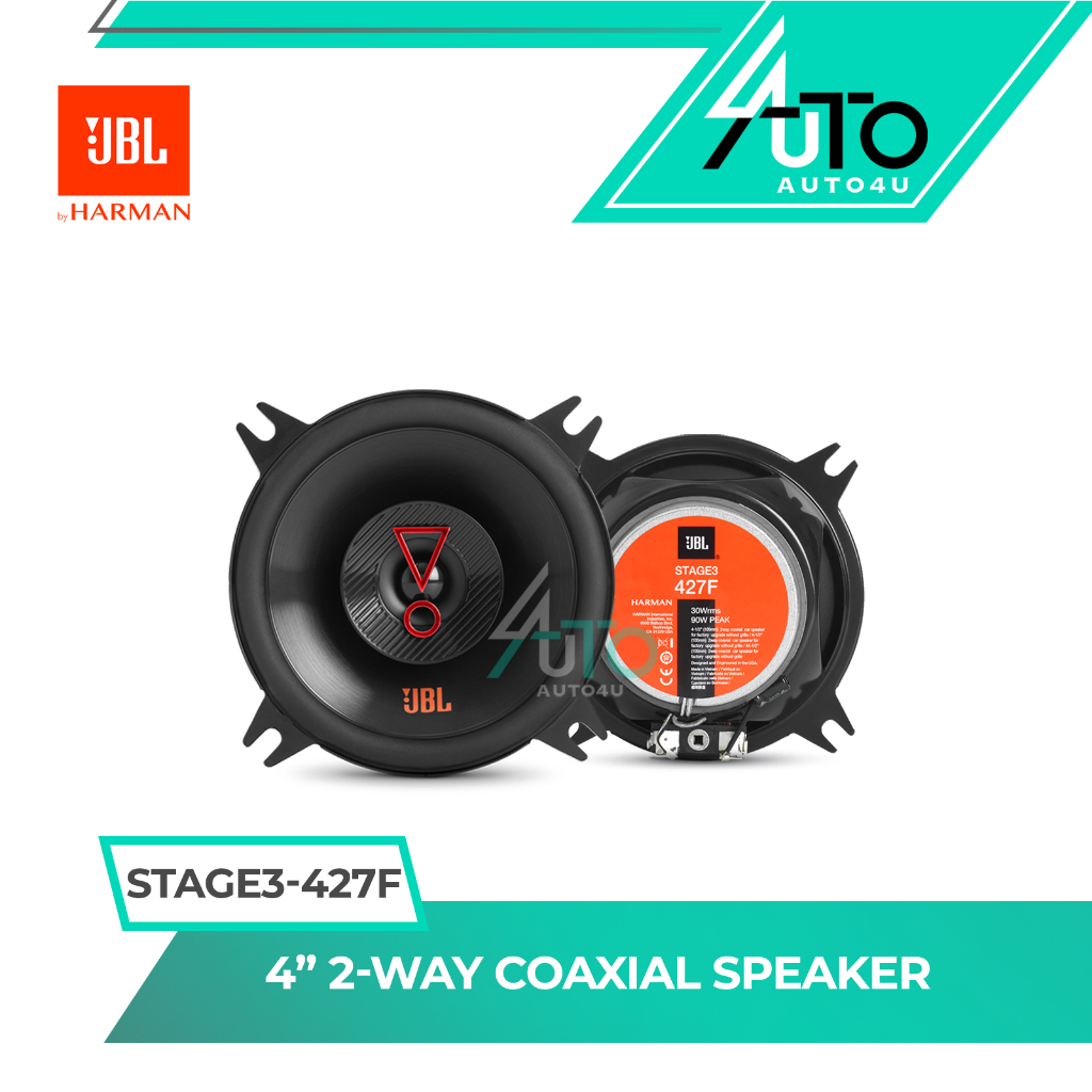 JBL Original Car Speaker Stage3-427F 4 Inch 2-Way Coaxial Speaker Myvi Old Myvi Icon Myvi Lagi ...