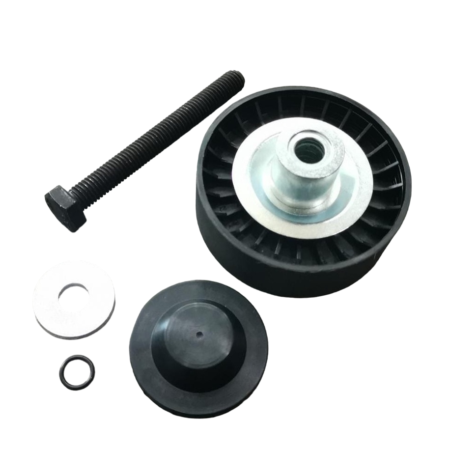 6RF145276B POLY V-BELT FAN BELT IDLER PULLEY WITH BOLT FOR VW POLO ...