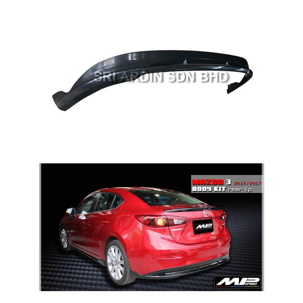 Mazda 3 BM BN 14-18 MZ Style Rear Lips | Shopee Malaysia