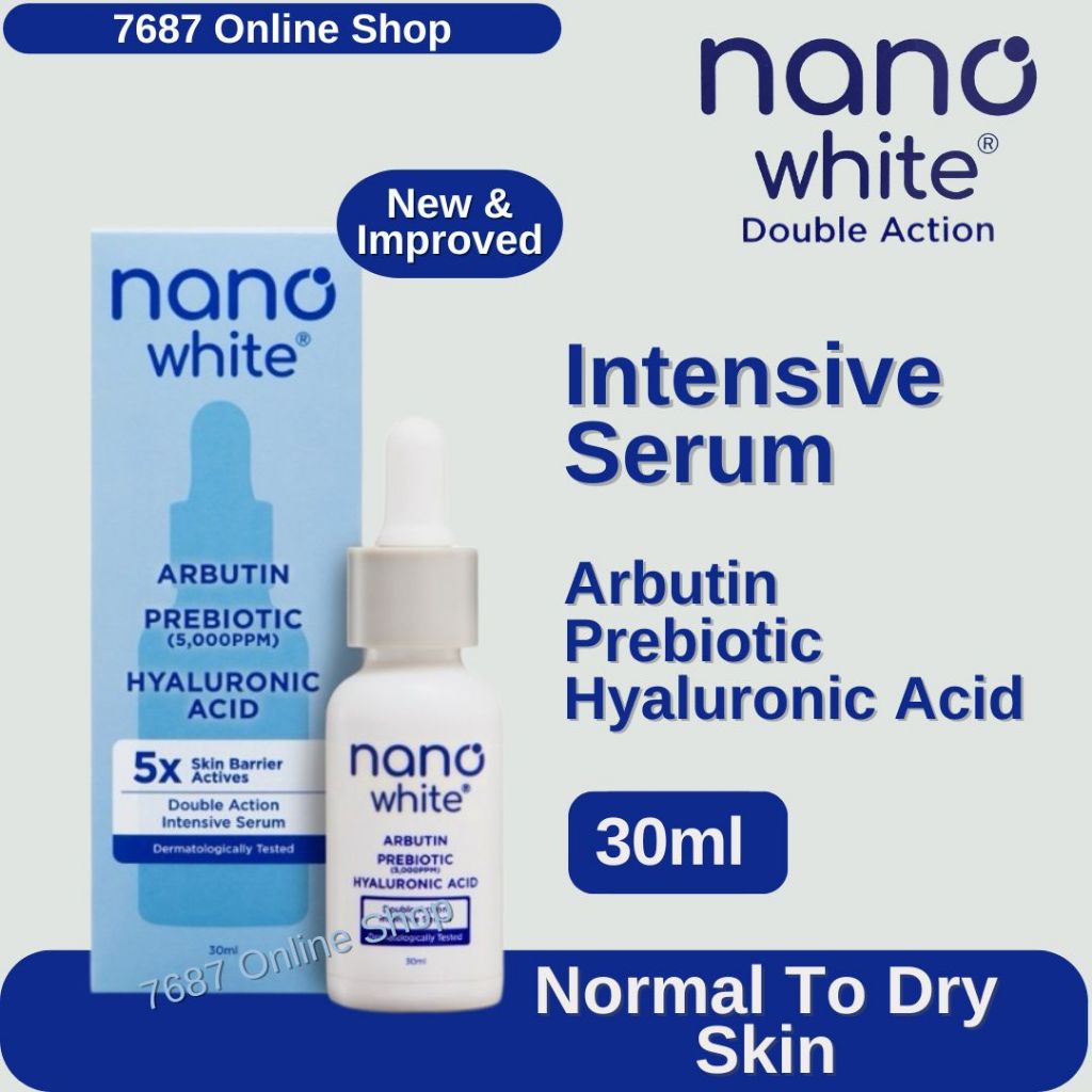 Nanowhite Double Action Intensive Serum - Normal To Dry Skin (30ml ...