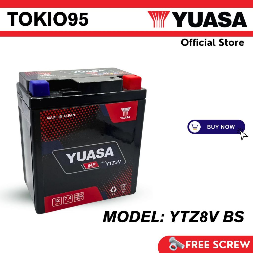 YUASA YTZ8V BATTERY MOTOR R25 BENELLI RFS150i RFS RFS150 CBR150 250 KLX150 CBR250 MOSKITO MZ ...