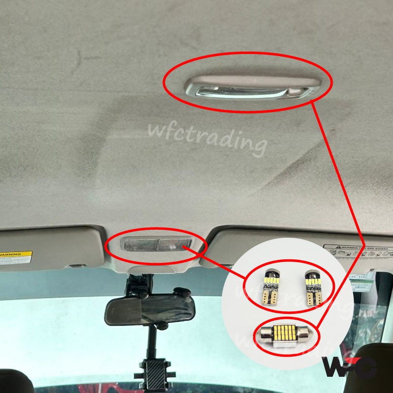 Perodua Alza Room Lamp Led Alza Indoor Lamp Led White And Back Bonet ...