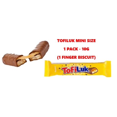 Tofiluk - Milk Chocolate with Caramel and Crunchy Biscuit - Mini Size ...