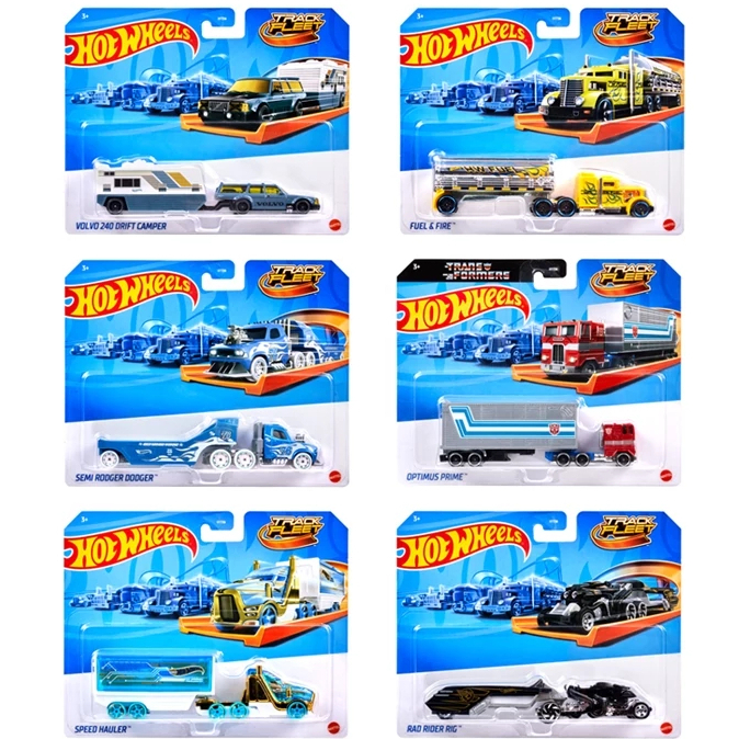 OPTIMUS PRIME HOT WHEELS TRACK FLEET CASE HYT56 (6PCS MIX) | Shopee ...