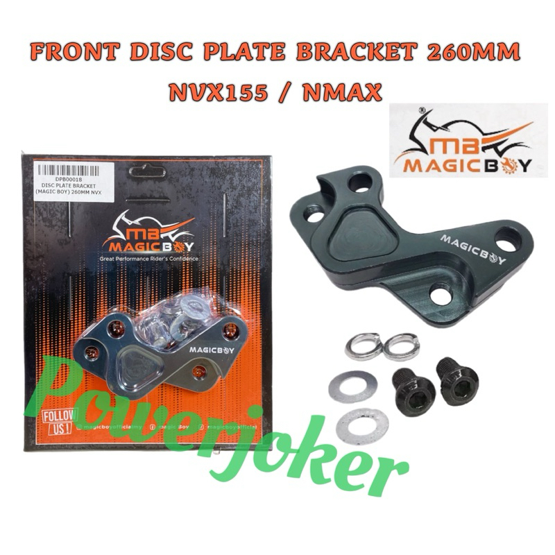 YAMAHA NVX155 NVX 155 N MAX NMAX - 260MM FRONT BRACKET DISC BRAKE PLATE ...