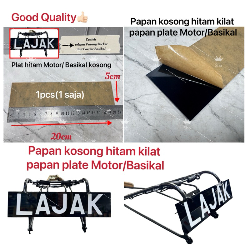 Number Plate Motor/Basikal (Plate)FREE STICKER Papan No Plat.Papan ...