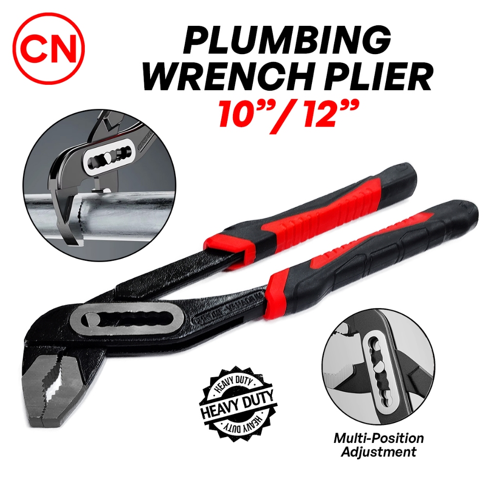 10'' / 12'' Multipurpose Adjustable Combination Plumbing Wrench Plier ...