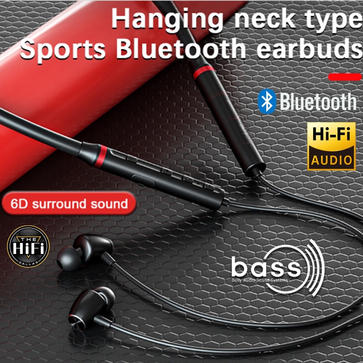 Bluetooth Earphone HiFi Wireless Headset In-Ear Stereo Earbuds with Mic ...