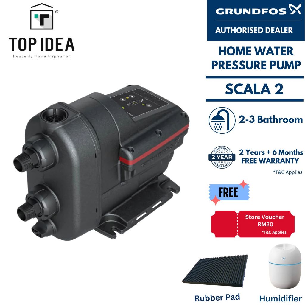 GRUNDFOS SCALA2 3-45 Compact Self Priming Booster Water Pump with ...
