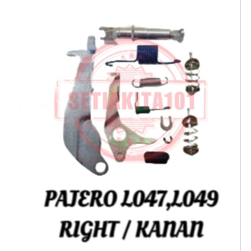 MITSUBISHI PAJERO L047 L049 REAR BRAKE SHOE KIT SET/BRAKE SHOE REPAIR ...